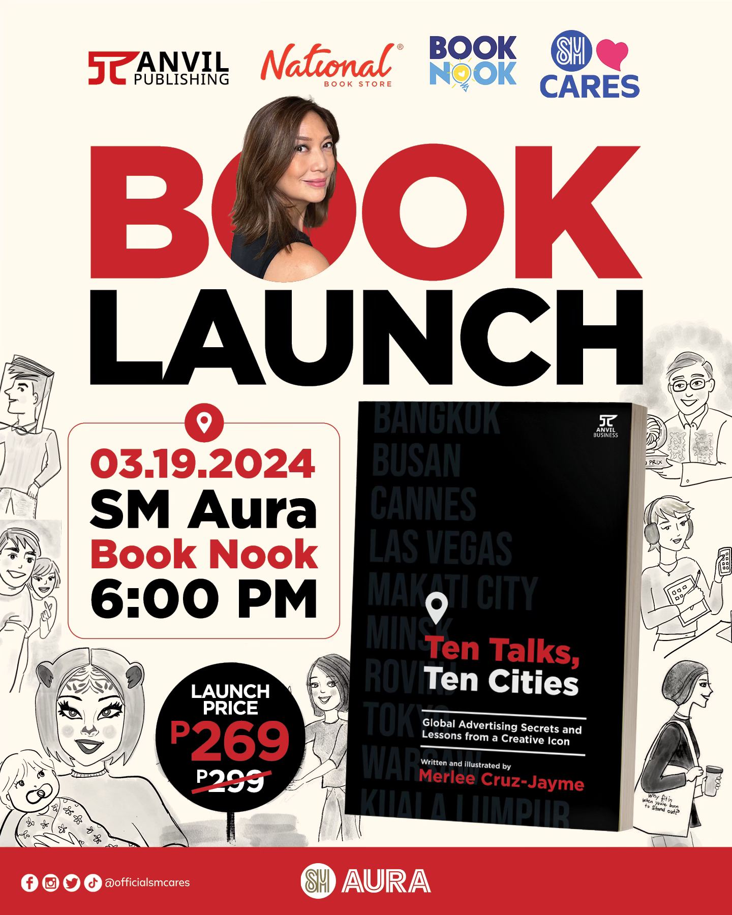 Book Launch: Anvil Publishing’s “Ten Talks, Ten Cities” by Merlee Cruz ...